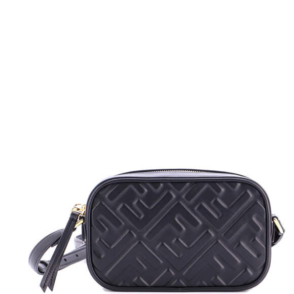Fendi | Bags | Fendi Mini Camera Case Bag Zucca Embossed Leather | Poshmark